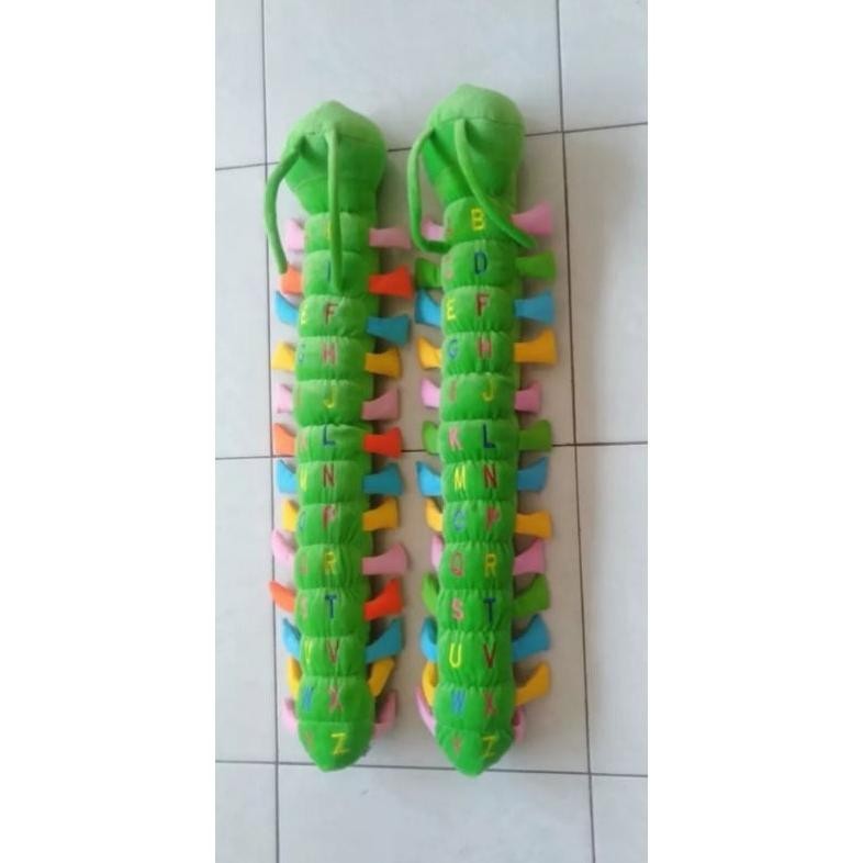 Jual Baru Boneka Ulat Ulil Jumbo 85 Cm Hiasan Dashboard Mobil Bahan ...