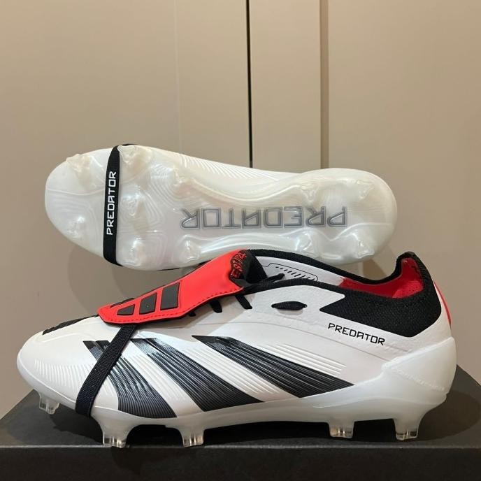 Jual , Sepatu Bola Adidas Predator 30 Elite Tongue White Red Black FG ...