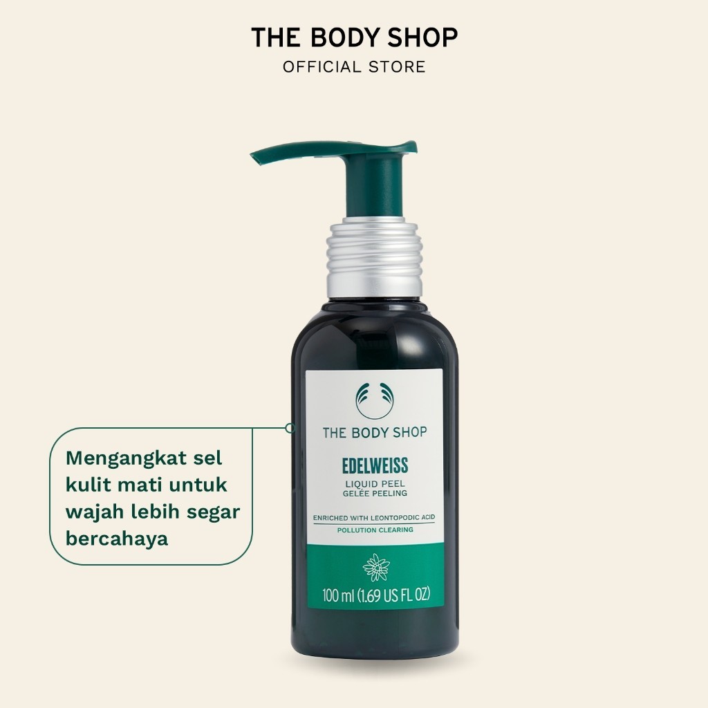 Jual The Body Shop Edelweiss Liquid Peel Pollution Clearing 100ml ...