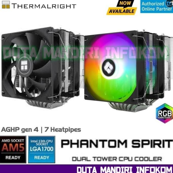 Jual ThermalRight Phantom Spirit 120 SE I ARGB - Dual Tower Air CPU ...