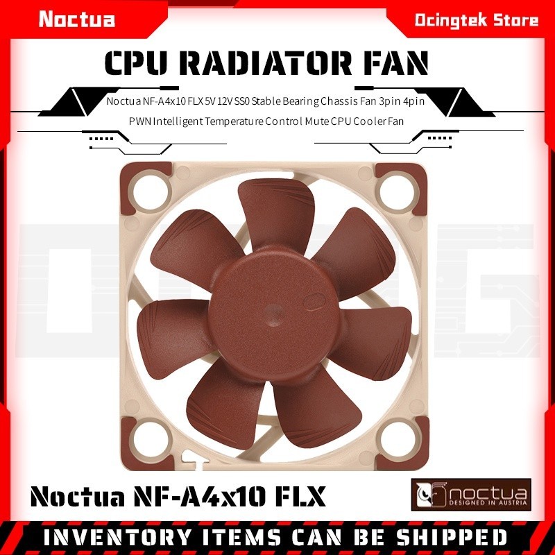 Jual Noctua nf-a4x10 flx 5v 12v ss0 kipas sasis bantalan stabil 3pin ...