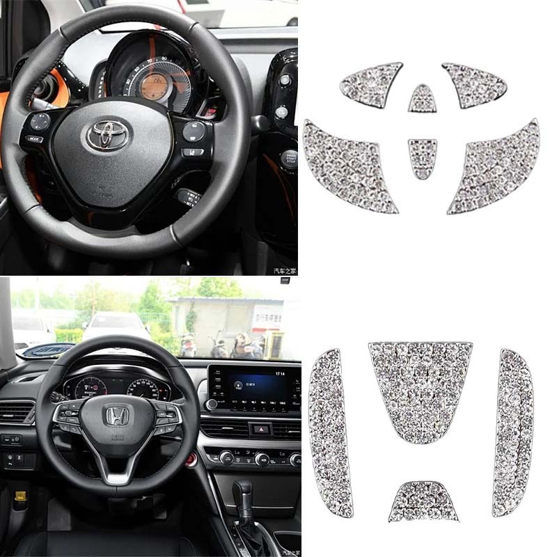 Jual Logo Setir Mobil Bling Berlian Imitasi Untuk Toyota Honda Car ...