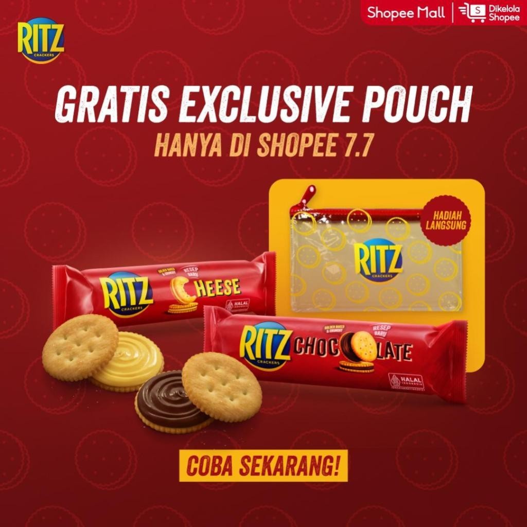 Jual Ritz Biskuit Sandwich Keju 91g + Ritz Biskuit Sandwich Cokelat 91g ...