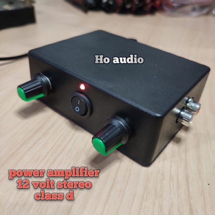 Jual Amplifier Mini 12 Volt Stereo Ampli Mini 12V Rakitan Pam8610 Pam ...