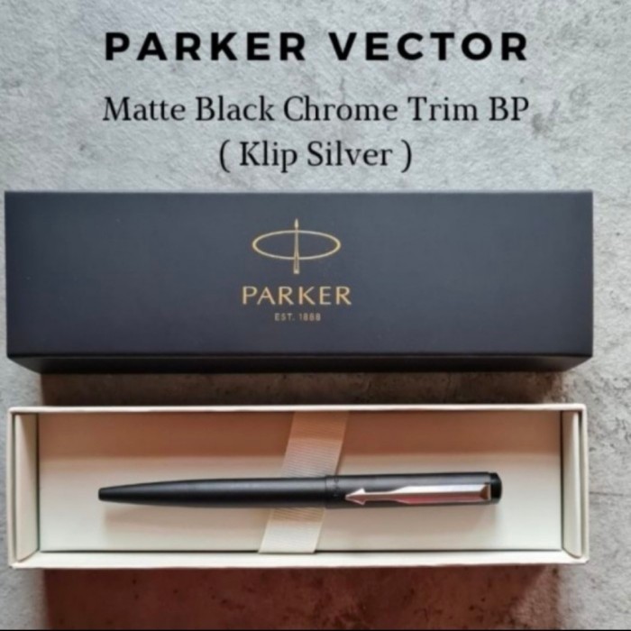 Jual Arom Pulpen Parker Vector Matte Original Ballpoint +Grafir Laser ...
