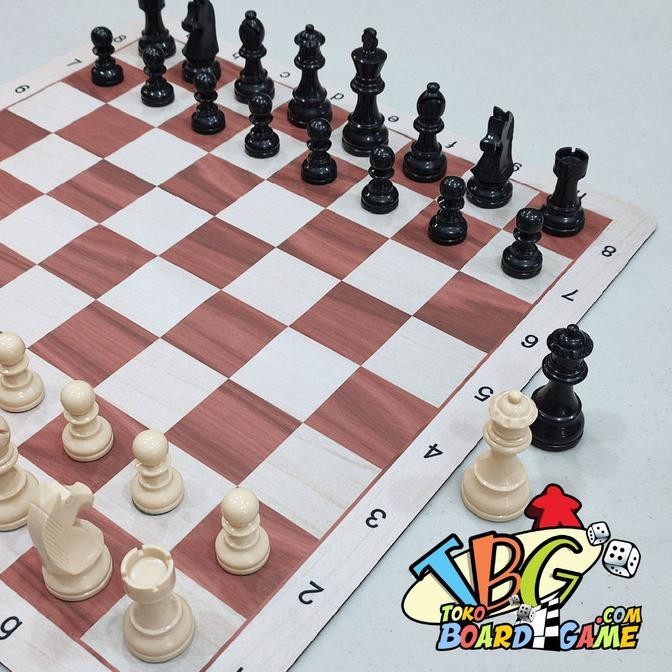 Jual Chess Set Playmat CH35 - Papan Catur Premium 50x50 - Board Game ...
