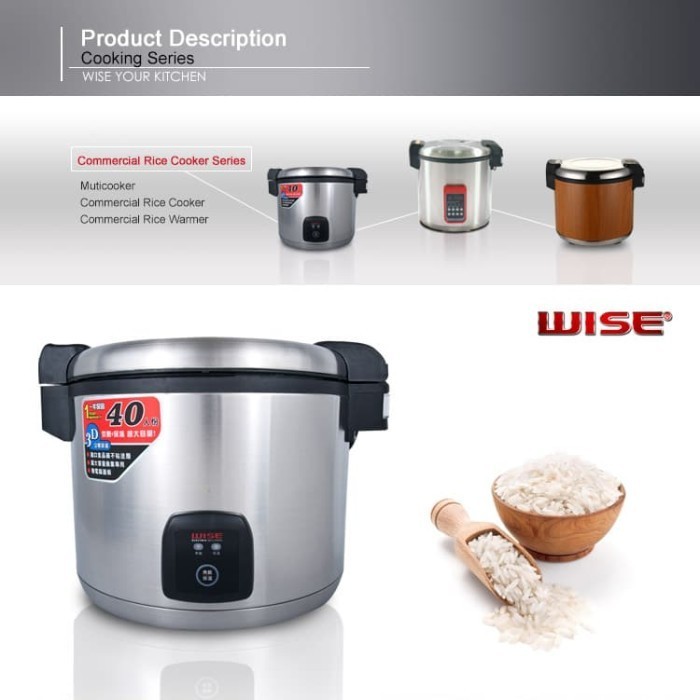Jual Electronic Rice Cooker Besar. Big Catering Rice Cooker Wise Taiwan ...