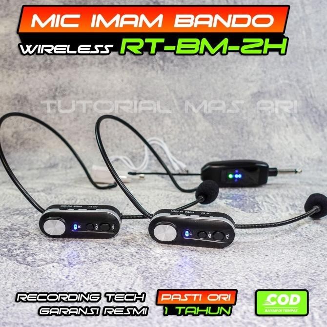 Jual Wireless Mic Bando Mic Imam Masjid Recording Tech Rt-Bm-2H Rt Bm ...
