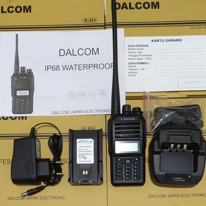 Jual Ht Dalcom Japan Dl-9000 Uhf 400-480 Mhz Ip68 Waterproof | Shopee Indonesia
