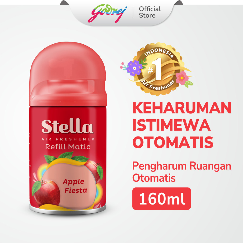 Jual Stella Refill Matic Apple Fiesta 160ml - Pengharum Ruangan ...