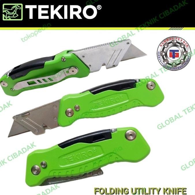 Jual Tekiro Pisau Cutter Lipat Multifungsi/Folding Utility Knife ...