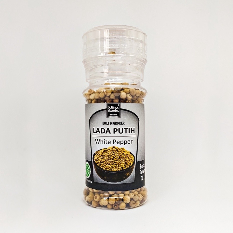 Jual MITRA SAMBA LADA PUTIH BUTIR GRINDER 60 GR | Shopee Indonesia