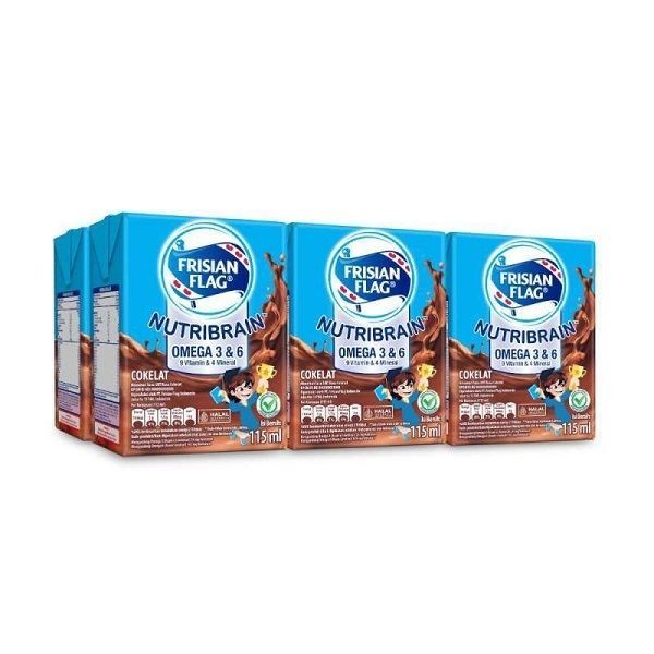 Jual FRISIAN FLAG UHT NUTRIBRAIN CHOCO TP MP 6x115 ML | Shopee Indonesia