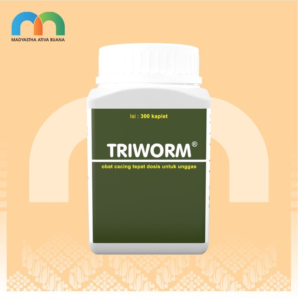 Jual Triworm 300 Kpl Medion Obat Cacing Ayam | Shopee Indonesia