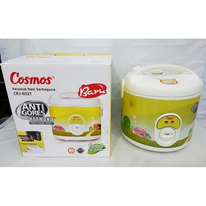 Jual Cosmos Crj-6021 Magic Com Rice Cooker 1.8 Liter Harmond 3 In 1 ...