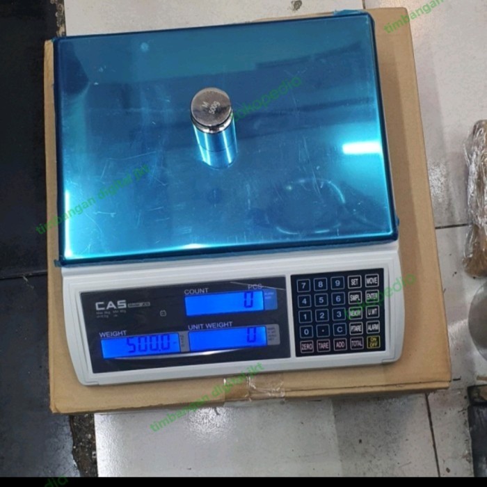 Jual Counting Scale Cas Jcs / Timbangan Hitung Jumlah Pcs Baut / 6Kg X 0.2G | Shopee Indonesia