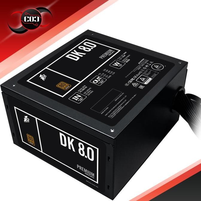 Jual 1STPLAYER DK PREMIUM PS-800AX 800W 80+ Bronze Japanese Capacitor ...