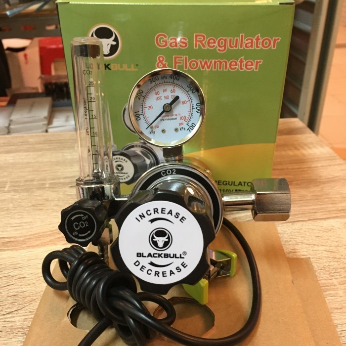 Jual Regulator Co2 With Heater 220V Blackbull Original | Shopee Indonesia