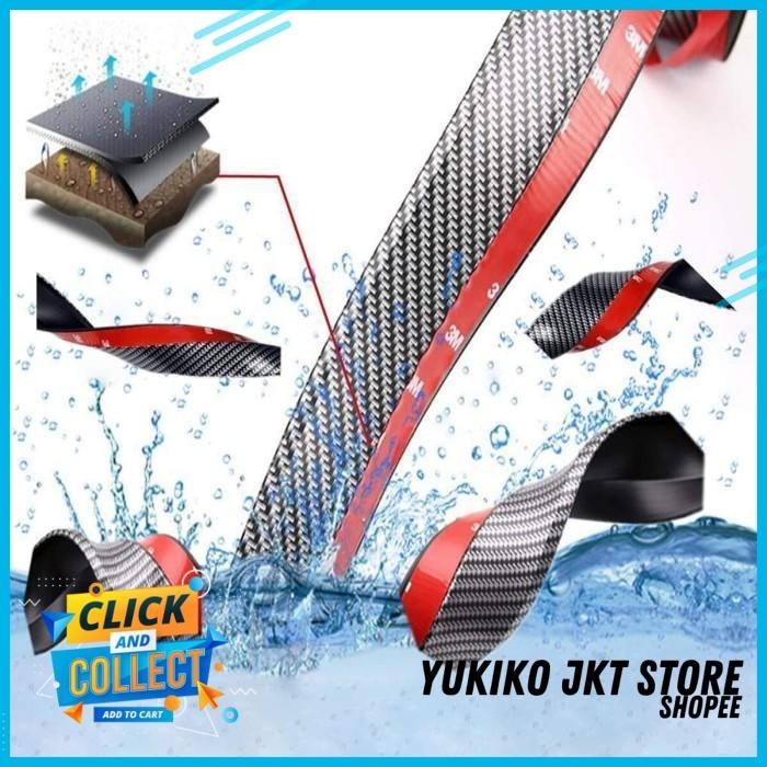 Jual PELINDUNG BEMPER SAMURAI CAR LIPS BUMPER KARET CARBON MOBIL 3D YUKIKO STORE VIRAL ...