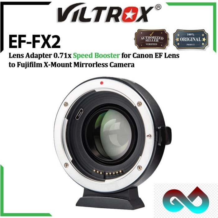 Jual Viltrox EF-FX2 Adapter Speed Booster for Canon EF Lens to Fuji ...