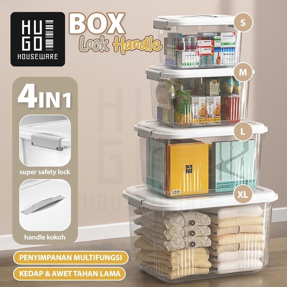 Jual Container Box Set 4 Pcs Storage Box Organizer Tempat Penyimpanan ...