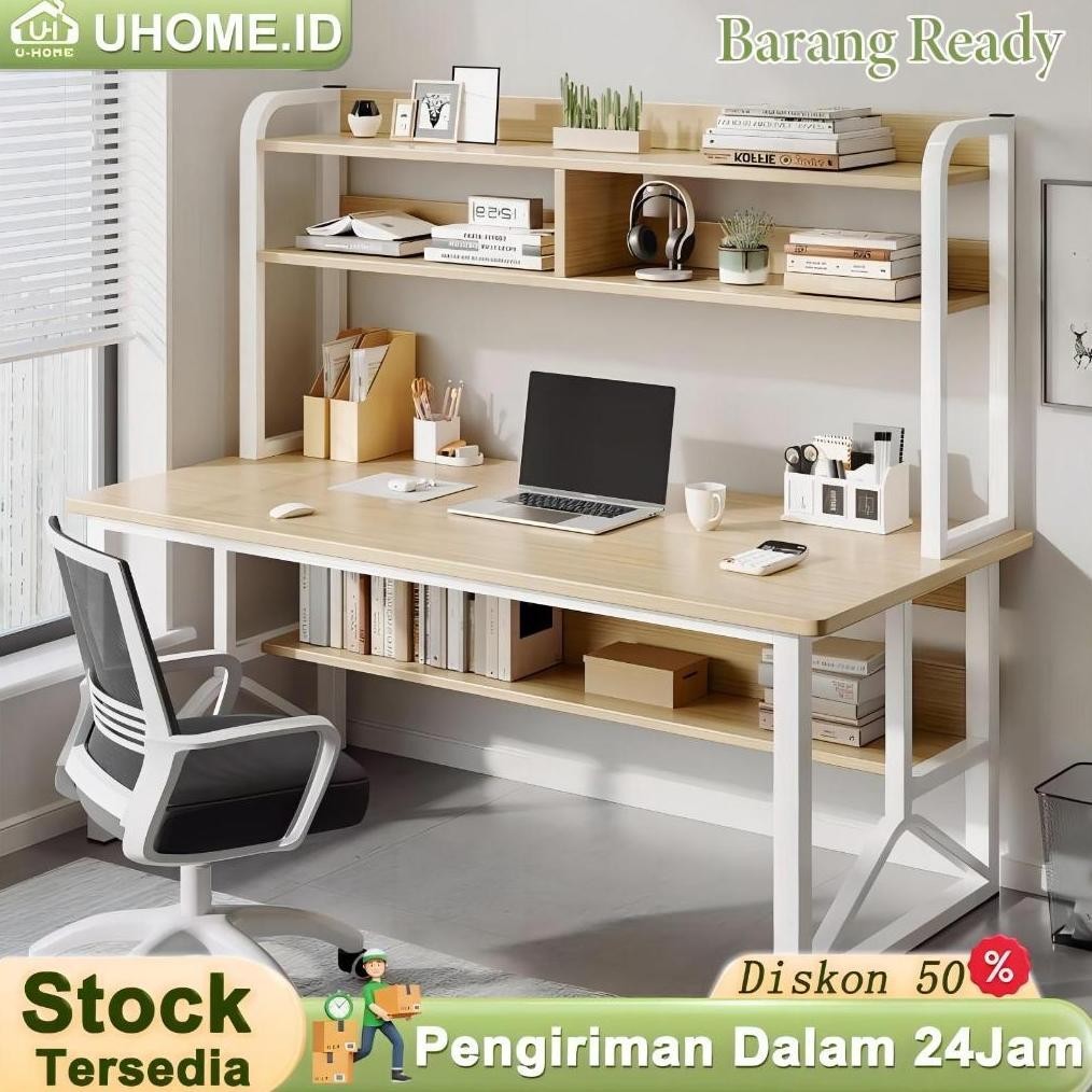 Jual Meja Komputer Dengan Partisi / Meja Kerja Kuat / Meja Belajar ...