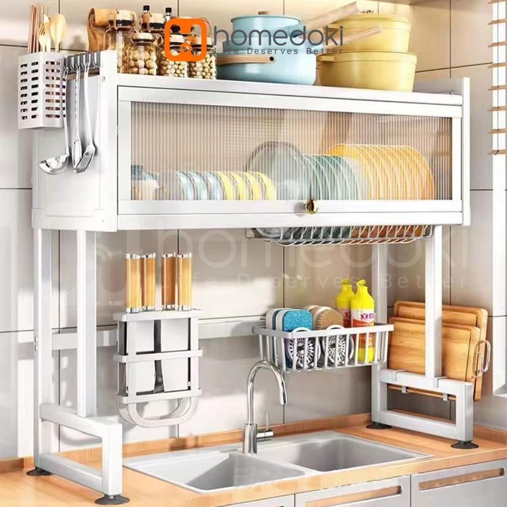 Jual Rak piring wastafel / rak wastafel dapur / rak di atas wastafel ...