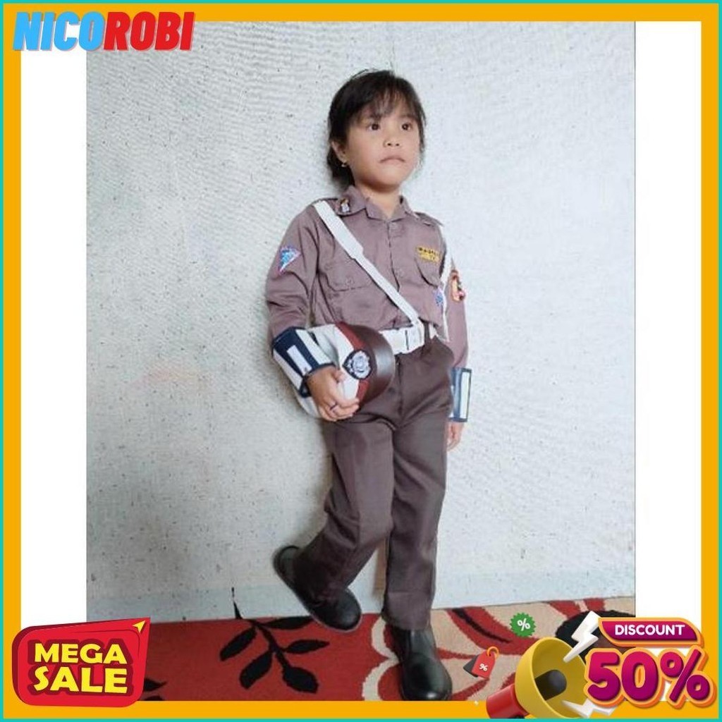 Jual Baju Seragam Polisi Anak/ Polisi Cilik /Seragam Polisi Anak ...