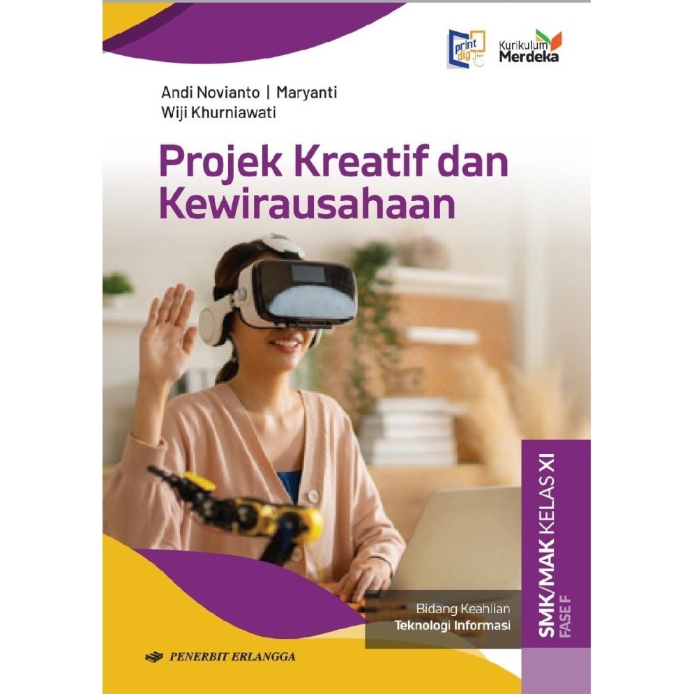 Jual BUKU ERLANGGA (BARU & ORI) PROJEK KREATIF DAN KEWIRAUSAHAAN BIDANG ...