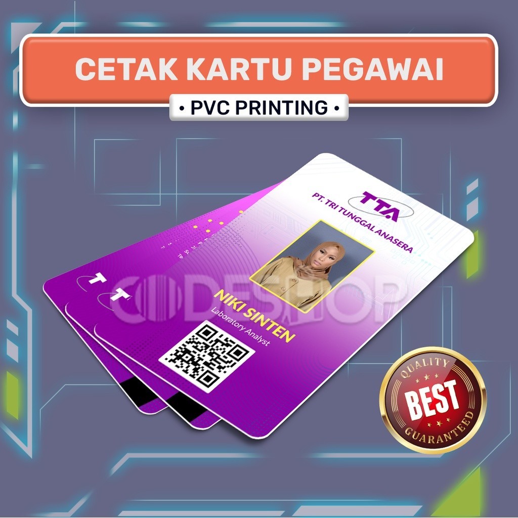 Jual Cetak Kartu ID Card Pegawai | Shopee Indonesia