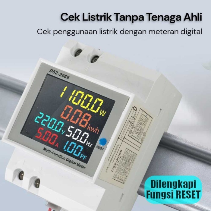 Jual Ready Meteran Box Sekring Pengukur Ampere Listrik Digital Kwh Meter 1 Phase | Shopee Indonesia