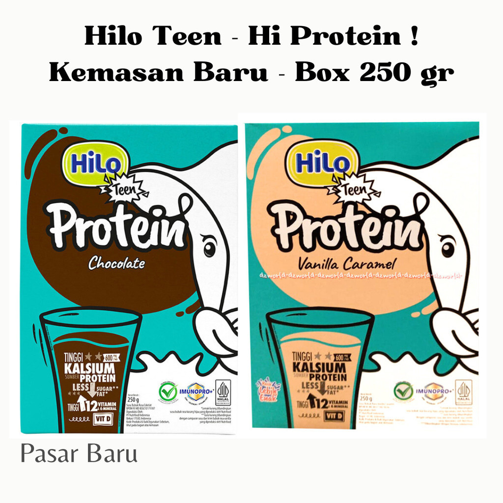 Jual Susu Hilo Teen - Tinggi Protein - Box 250 gr - Untuk Usia 12 ...