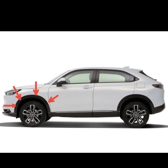 Jual New List Spoiler Fender Garnish Depan Samping Ban Honda Hrv E S ...