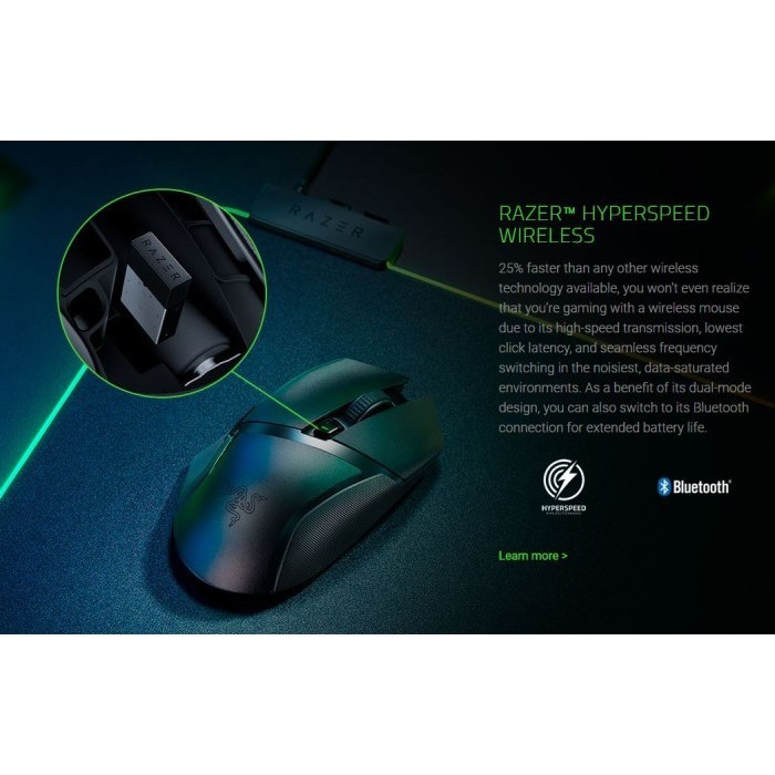 Jual Mouse Razer Basilisk X Hyperspeed Wireless 5G Bluetooth Gaming ...