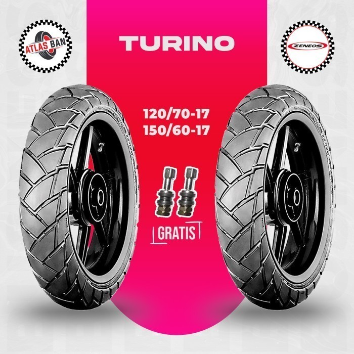 Jual Paket Ban Tubles Motor Adventure ZENEOS TURINO 120/70 - 150/60 Ring 17 | Shopee Indonesia