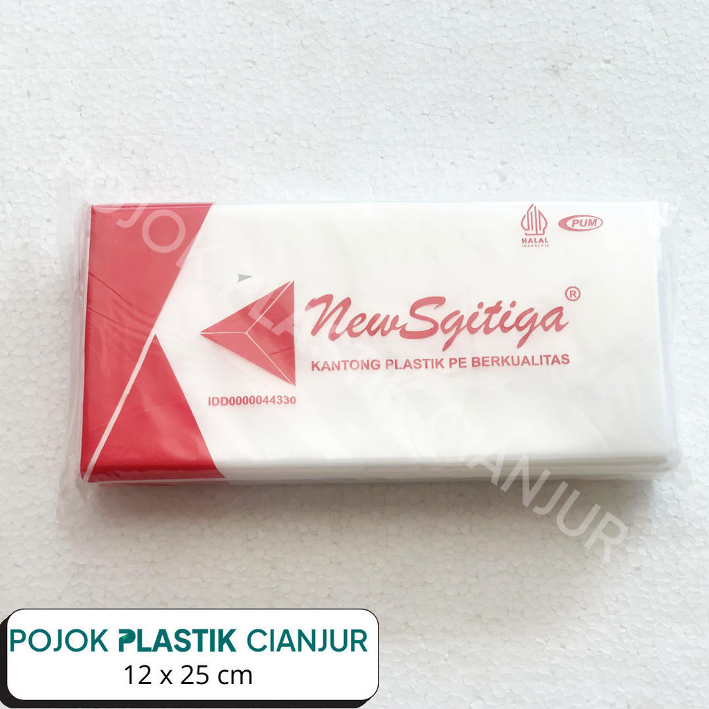 Jual Plastik PE / Plastik Es Batu / Plastik Santan 12x25 cm NEW SGITIGA ...