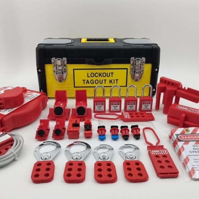 Jual Loto Industrial Safety Lock Out Tag Out Kit !! Ready | Shopee ...