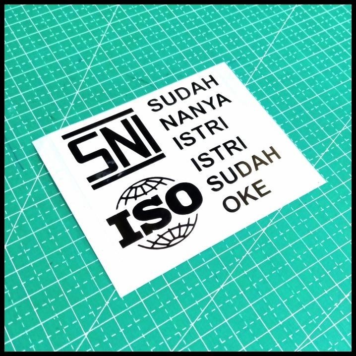 Jual HOT DEAL STIKER SNI SUDAH NANYA ISTRI DAN ISO ISTRI SUDAH OK ...