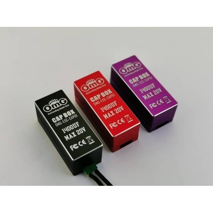 Jual Rc Omg 2-3S Non Polarity Super Capacitor (Red) #Omg-Esc-Cap01-R ...