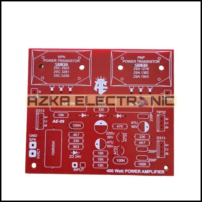 Jual DISKON PCB POWER DRIVER SANKEN MONO SAFARI 400W AE-09 !!!!!! | Shopee Indonesia