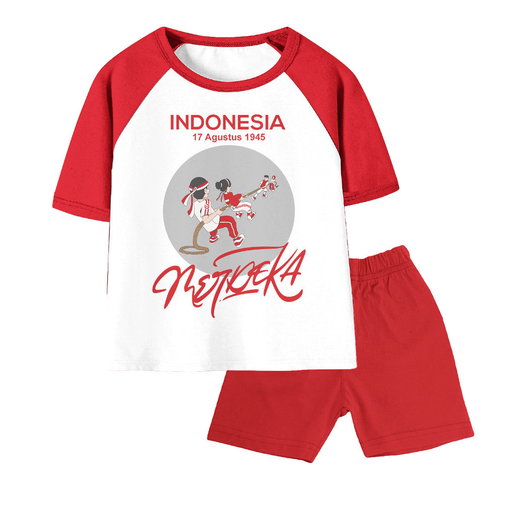 Jual Oneset Garuda Set Anak Selamat Ri 79 Stlan Viral Merdeka Paling ...