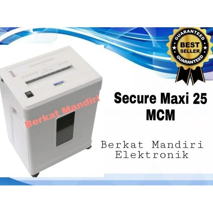 Jual Secure Maxi 25Mcm Paper Shredder Micro Cut - Penghancur Kertas ...