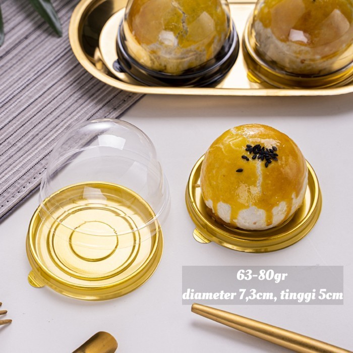 Jual 50Tray Mika+ Tutup Tray Mika Bulat Mooncake Taiwan Tray Bulat Kue | Shopee Indonesia