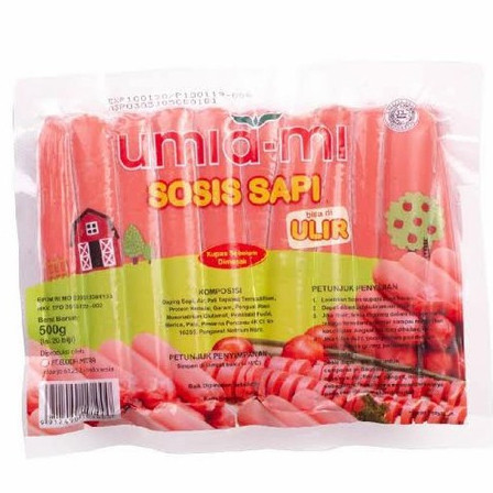 Jual UMIAMI SOSIS ULIR SAPI 500 GR | Shopee Indonesia