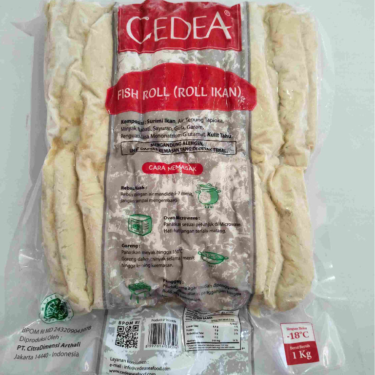 Jual CEDEA FISH ROLL / ROLL IKAN (1 Kg) | Shopee Indonesia
