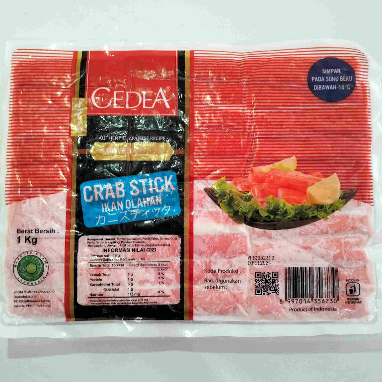 Jual CEDEA CRAB STICK (1 Kg) (KHUSUS PEMBELIAN AREA JAWA TIMUR ...
