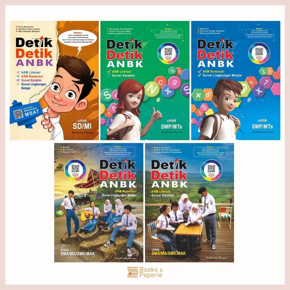 Jual CR - BUKU DETIK-DETIK ANBK (AKM LITERASI, AKM NUMERASI, SURVEI ...