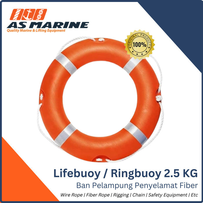 Jual Ban Pelampung Penyelamat / Ring Buoy Safety / Life Buoy Fiber 2.5 Kg | Shopee Indonesia