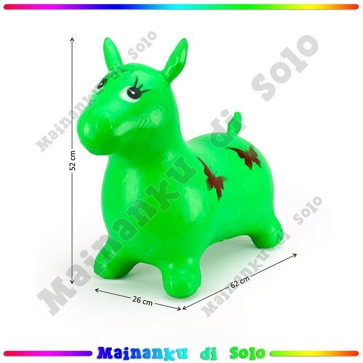 Jual [Mainanku] Jumping Binatang Karet Tanpa Musik Noo Retur Rusa,Kuda ...