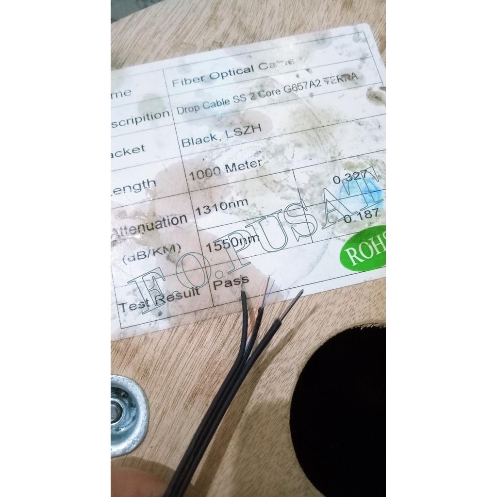 Jual KABEL DROPCORE 2 CORE DROPWIRE DROP WIRE DROP CORE 2CORE 3 SLING ...